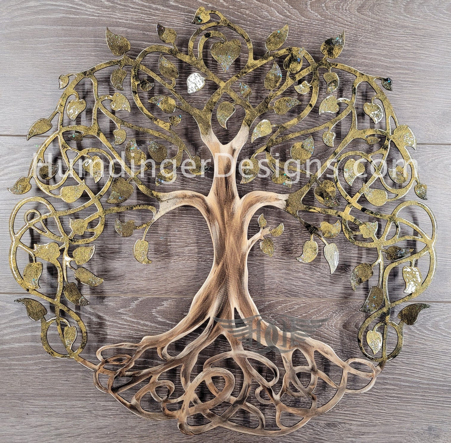 Infinity Tree (Traditional) Handmade Metal Art