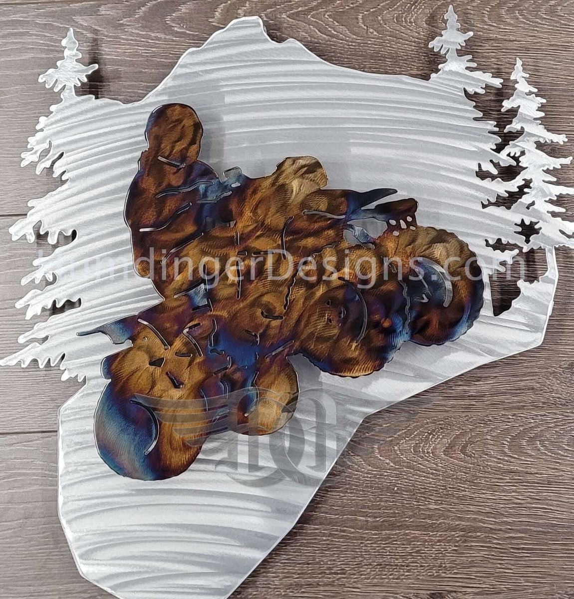 ATV Quad Off Road Metal Wall Art