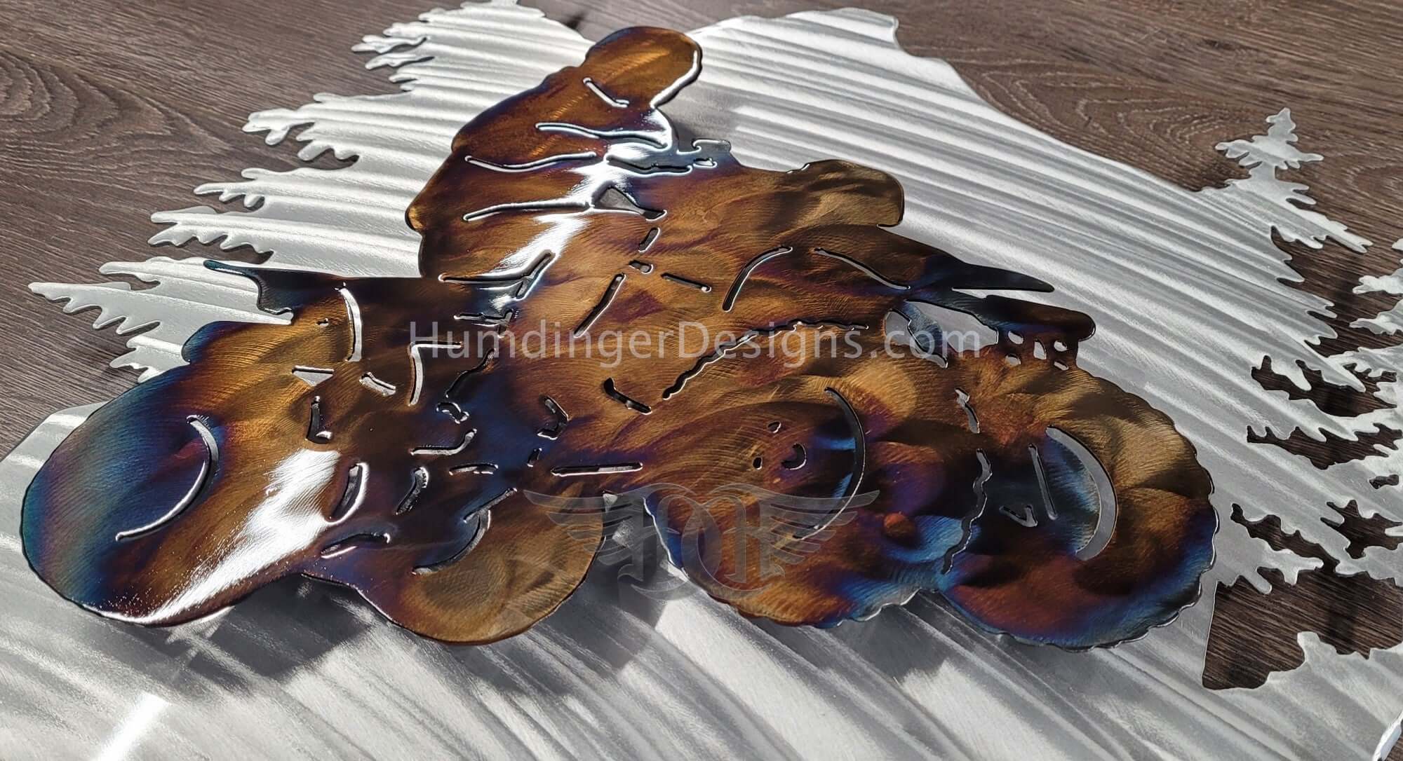 ATV Quad Off Road Metal Wall Art