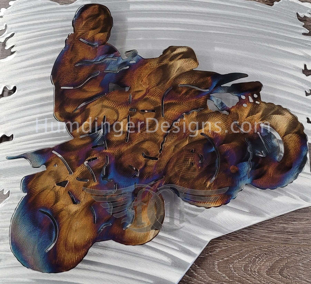 ATV Quad Off Road Metal Wall Art