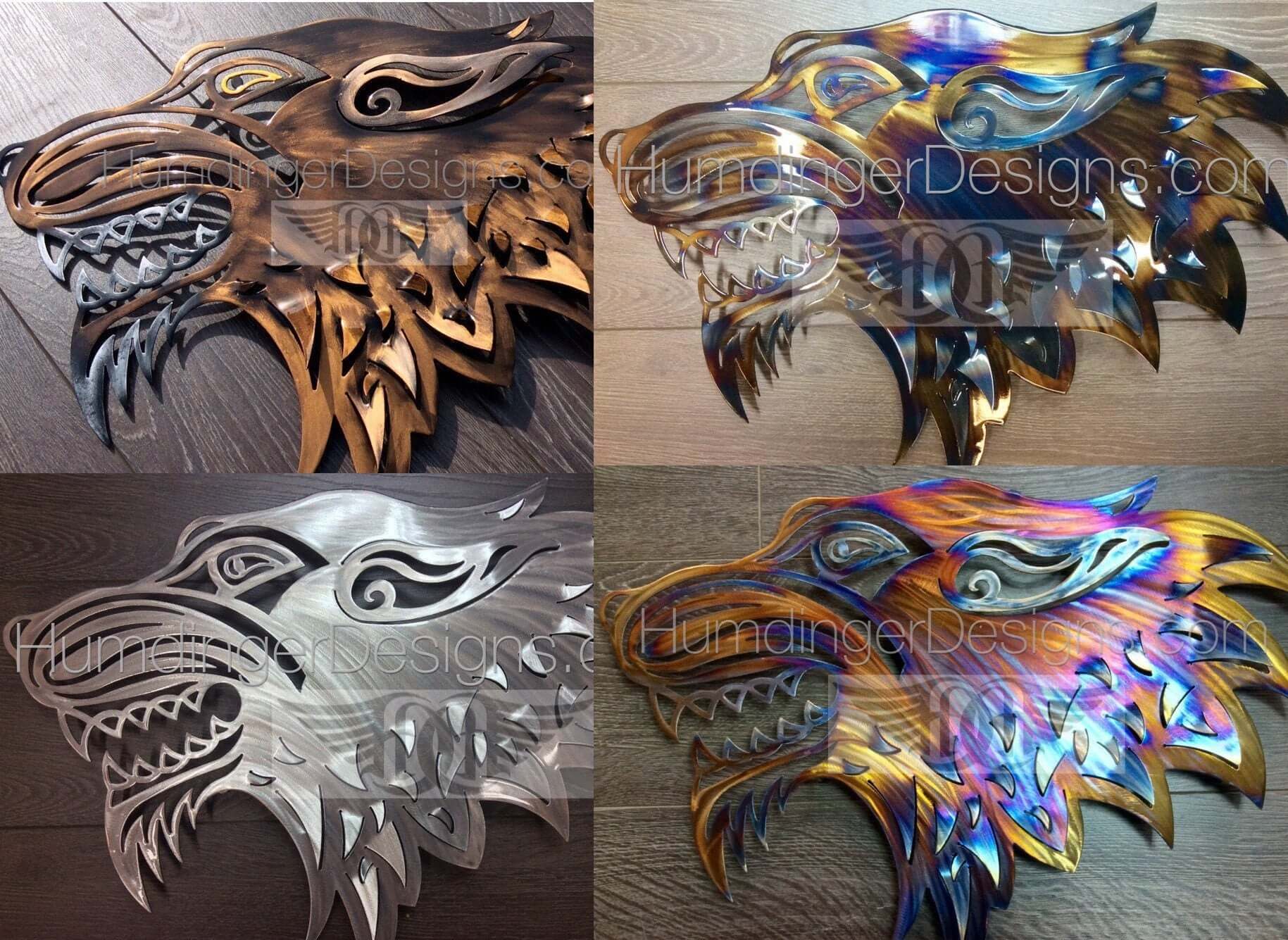 Dire Wolf Metal Wall Art - By Humdinger Designs